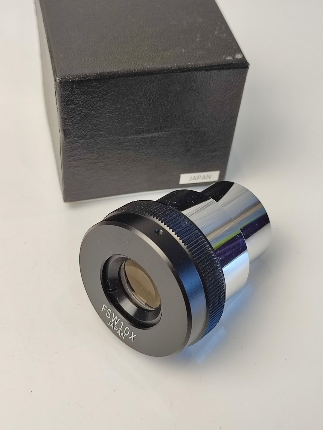 Microscope Lens With Grid 10x Japan Lens Microscope Vintage Lens ...