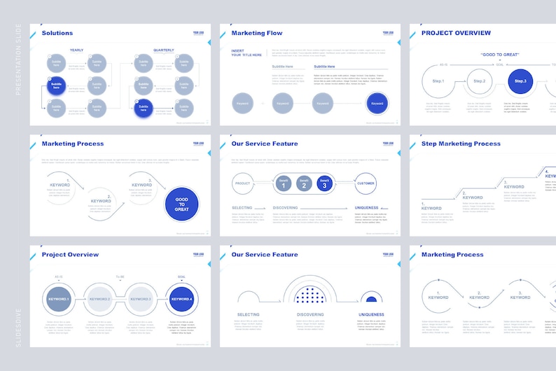 Multipurpose Powerpoint Template V01 - Etsy