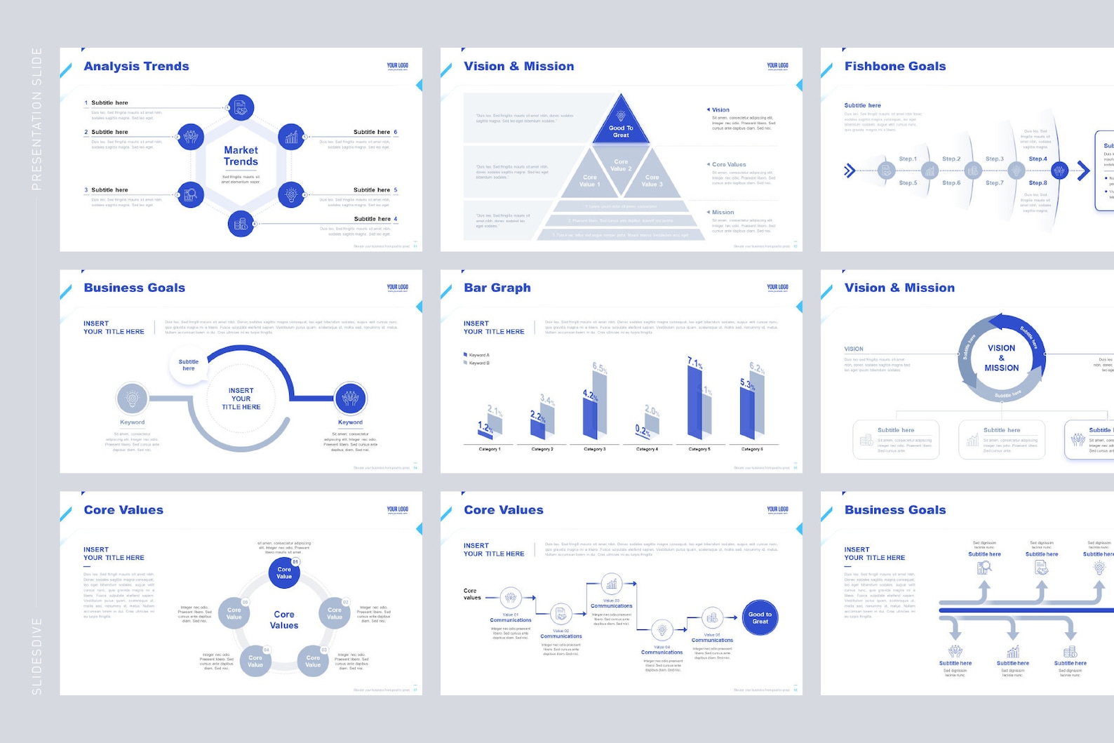 Multipurpose Powerpoint Template V01 - Etsy