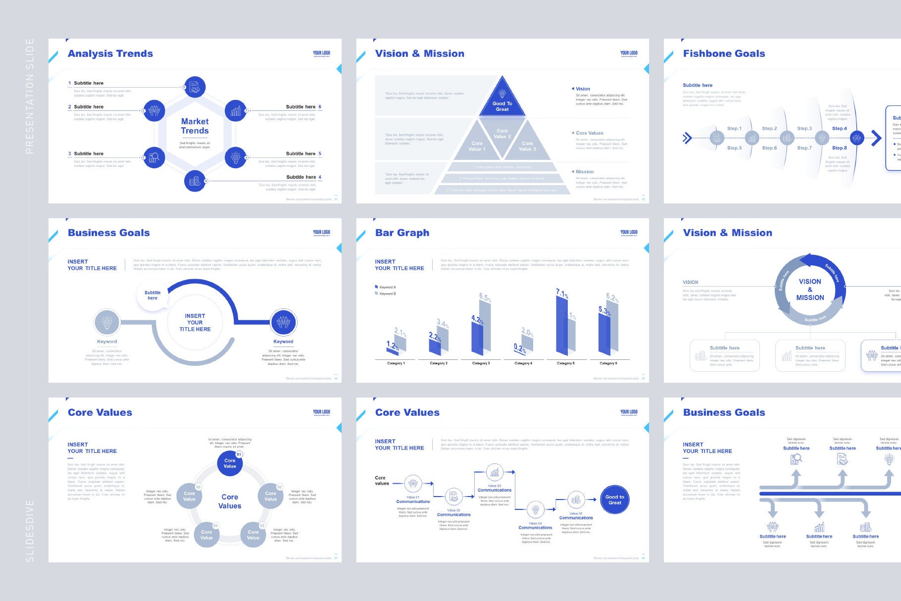 Multipurpose Powerpoint Template V01 - Etsy