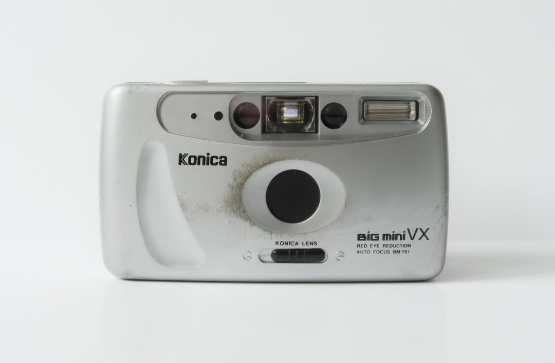 KONICA Big Mini VX BM-701 Vintage Silver 35mm Point and Shoot Film ...