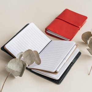 Travelers Notebook Cover Personalized, A5 A6 Leather Hobonichi Planner ...