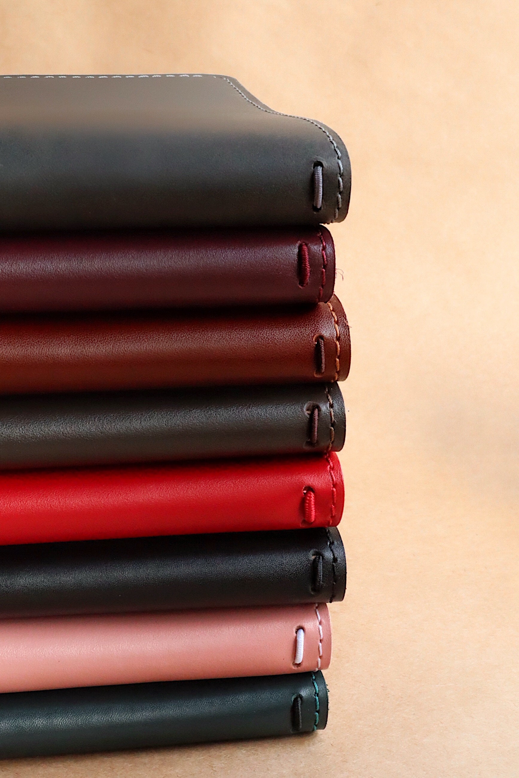 Leather A5 Notebook Cover, Personalized Moleskine Cover, Hobonichi ...