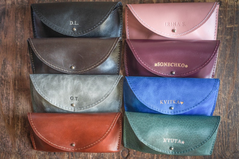 Personalized glasses case leather sunglasses holder reading | Etsy