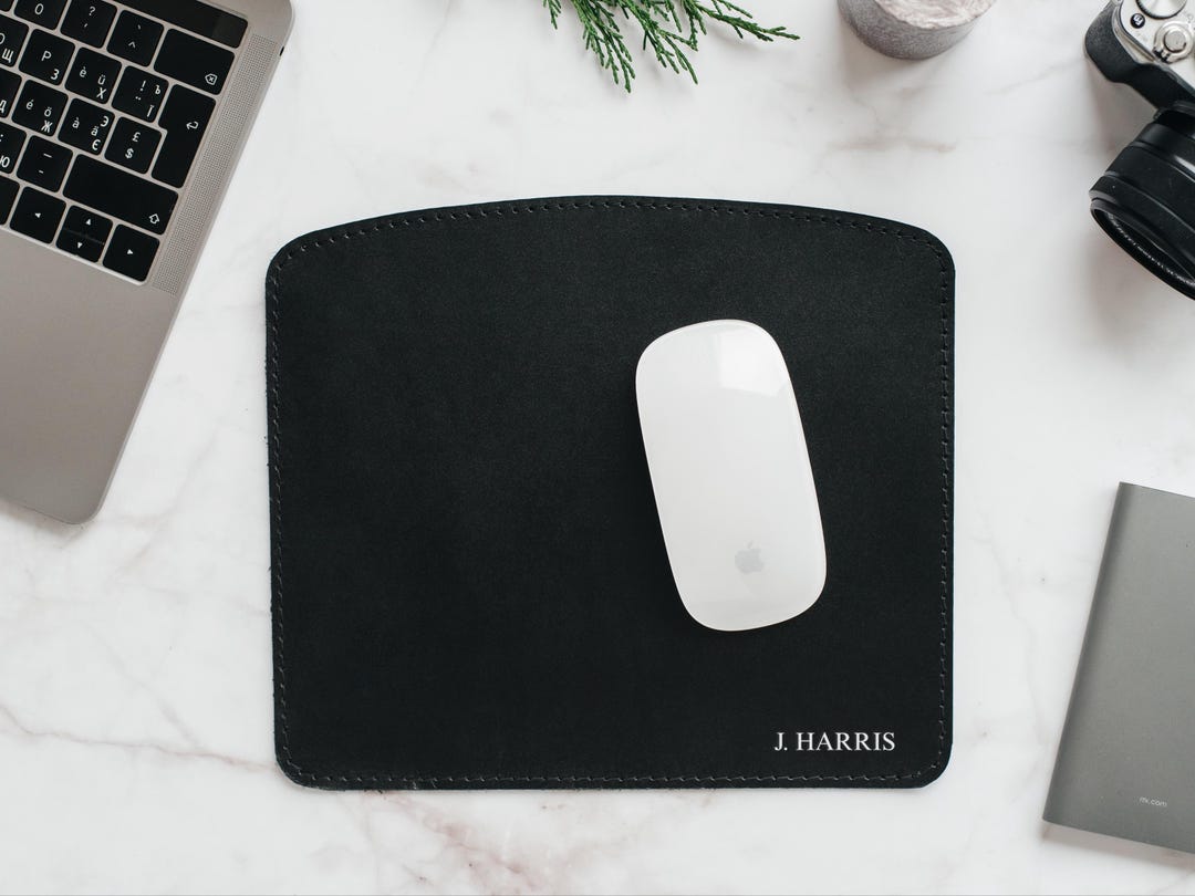Custom Gaming Mousepad Leather, Computer Mouse Mat, Personalized Office ...
