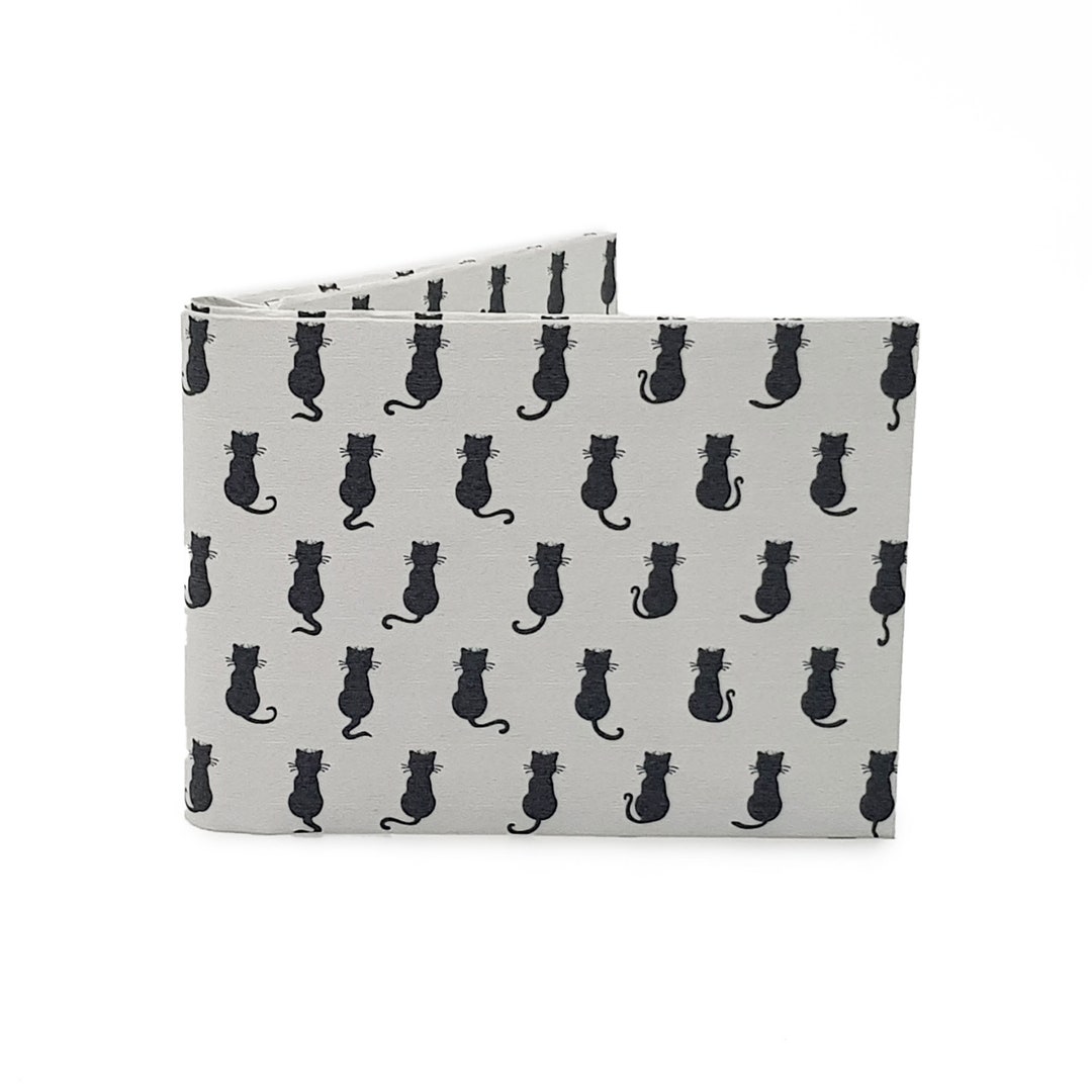 Black Cats Slim Wallet | Cute Black Cat Wallet | Cat Wallet | Gift ...