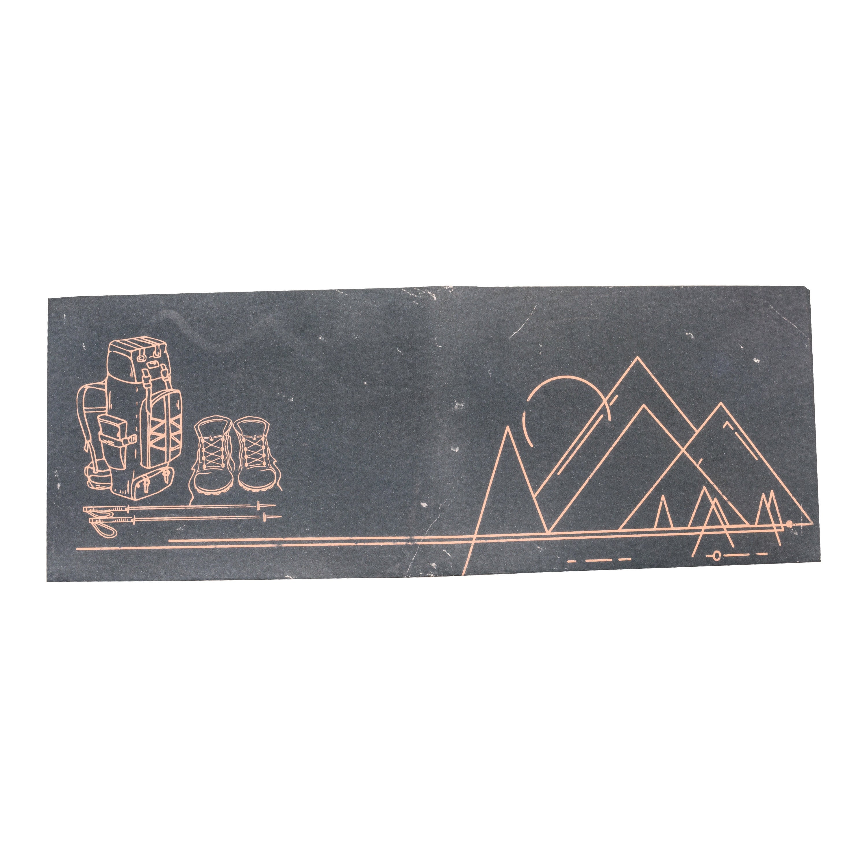 Paper Wallet Abstract Mountains Artwork, Slim Wallet, Gift for Her ...