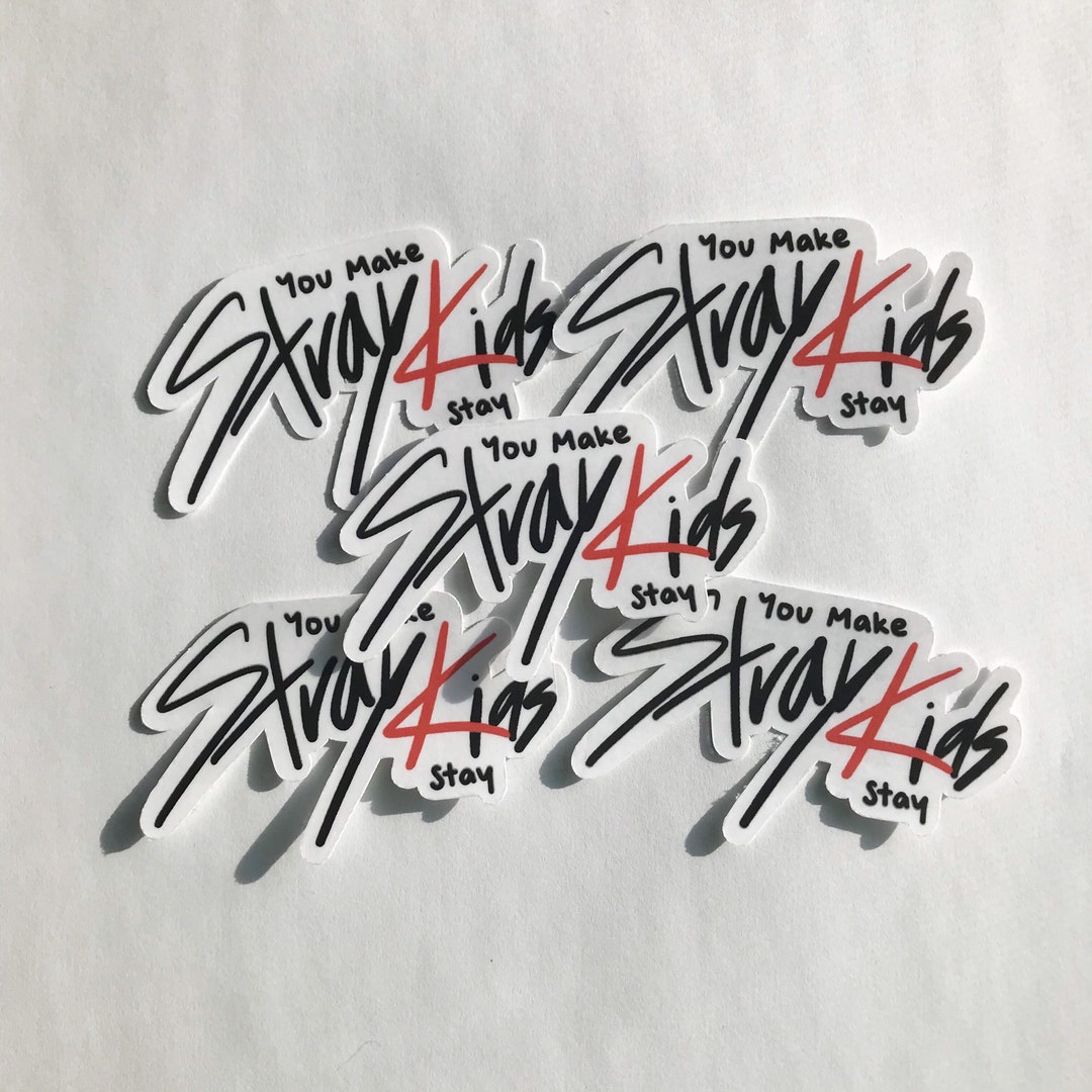 Stray Kids - You Make Stray Kids Stay - Waterproof Glossy Sticker - Etsy