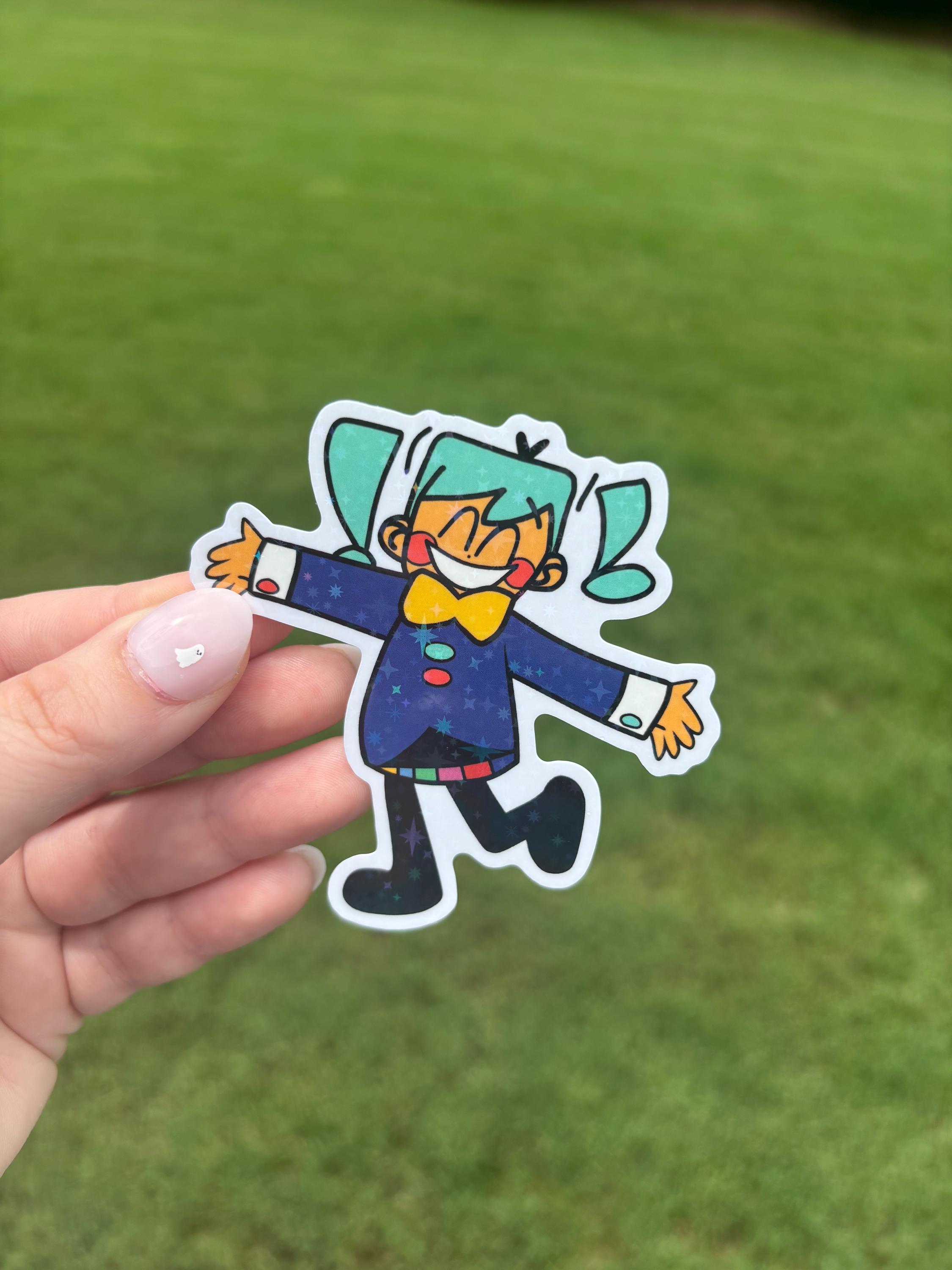Holographic Static Miku Sticker - Etsy