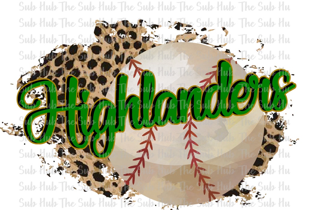 Highlanders Baseball | Ready to Press | Sublimation Transfer | Shirt ...