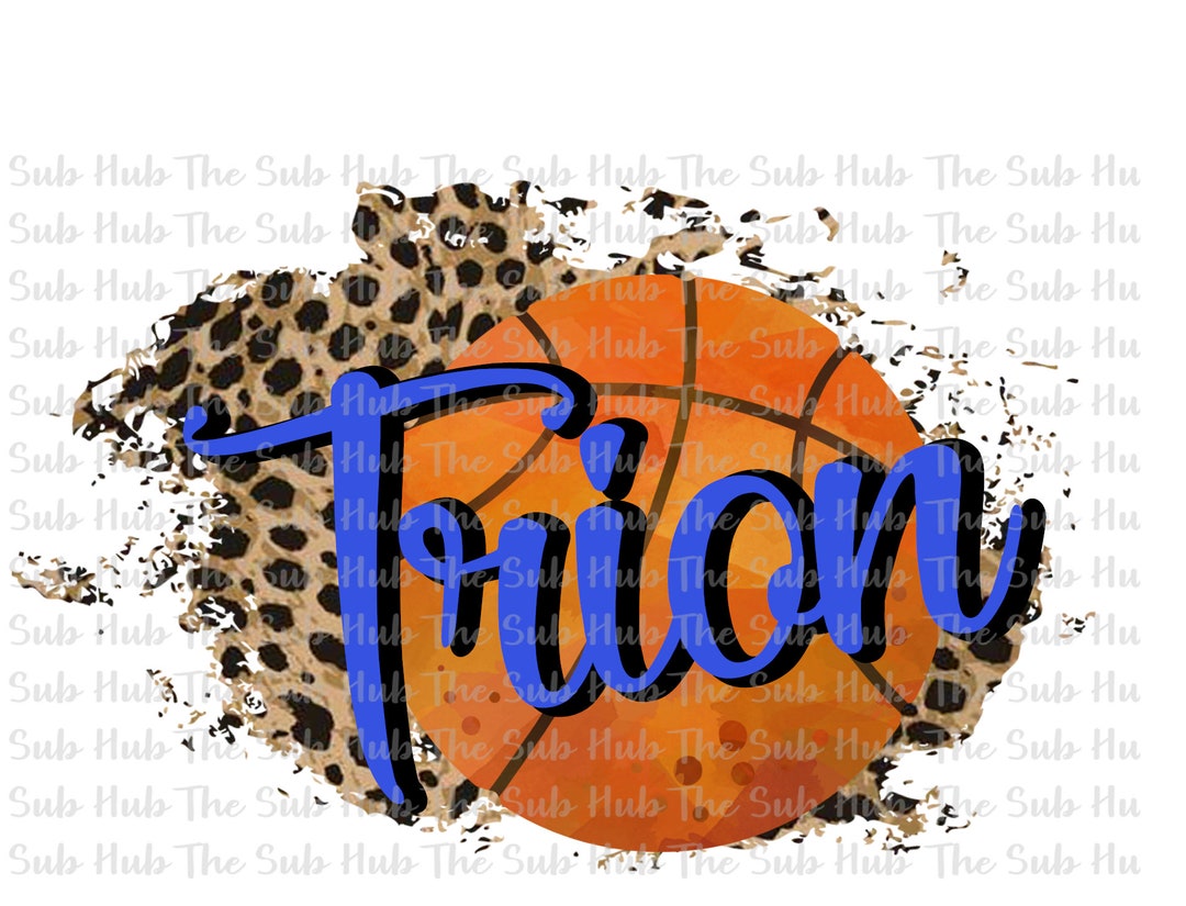 Trion Basketball Sublimation Design PNG File Digital Download - Etsy