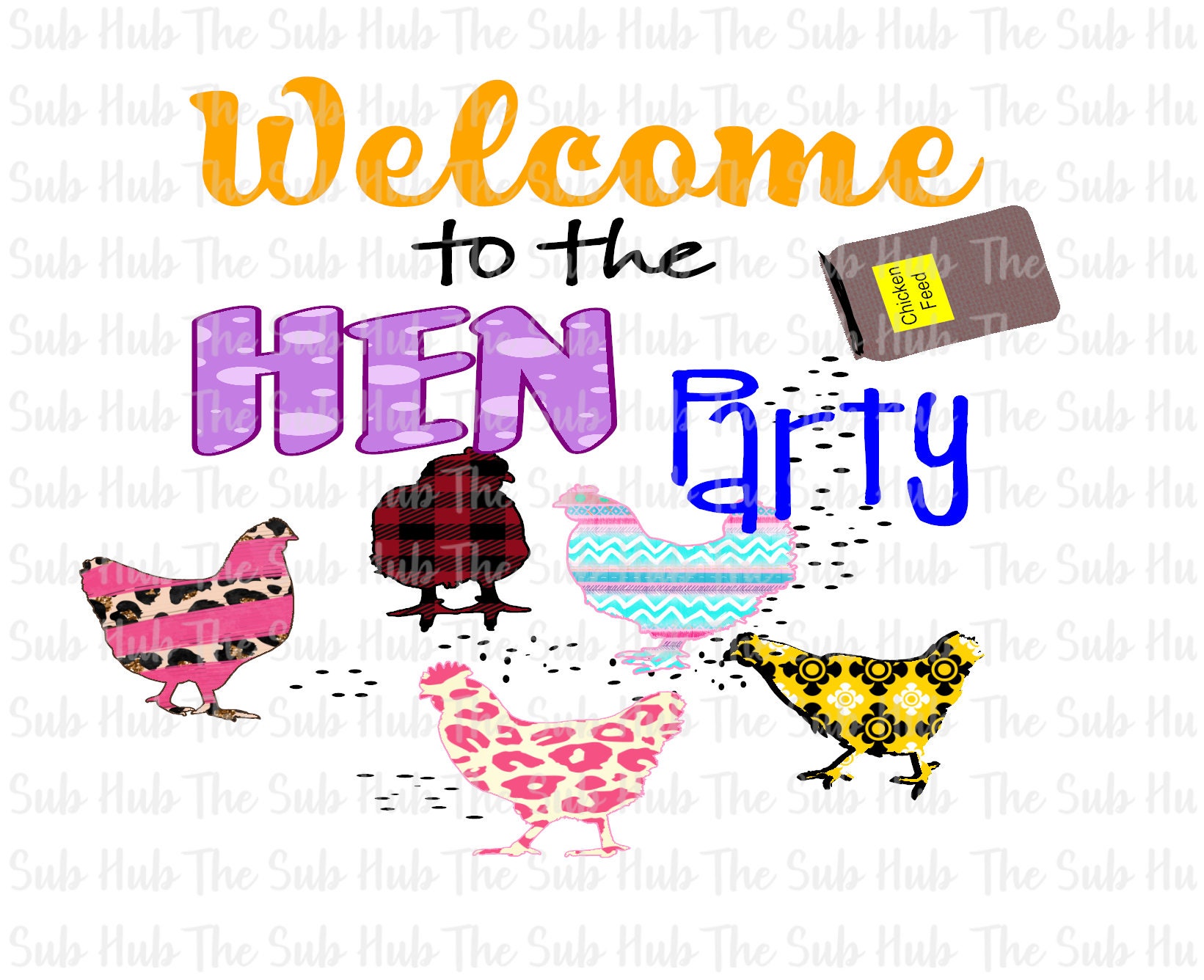 Welcome to the Hen Party SVG | Cricut |silhouette| EPS| DXF| Png ...