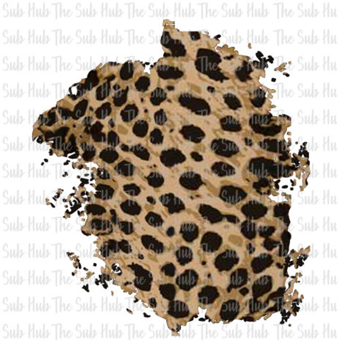Leopard Background Sublimation Design PNG File Digital Download Leopard ...