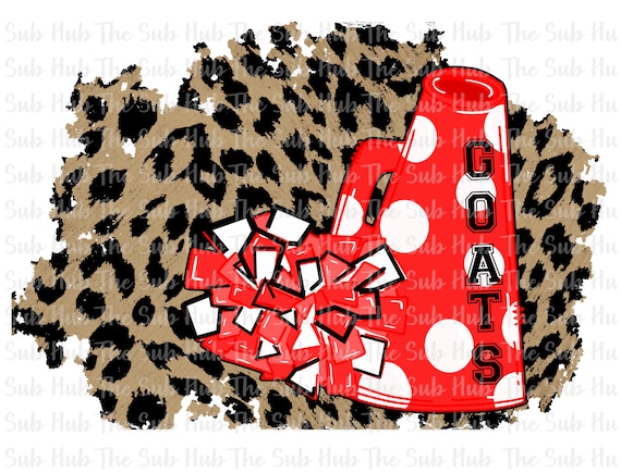 Goats Cheer Sublimation Design PNG File Digital Download - Etsy