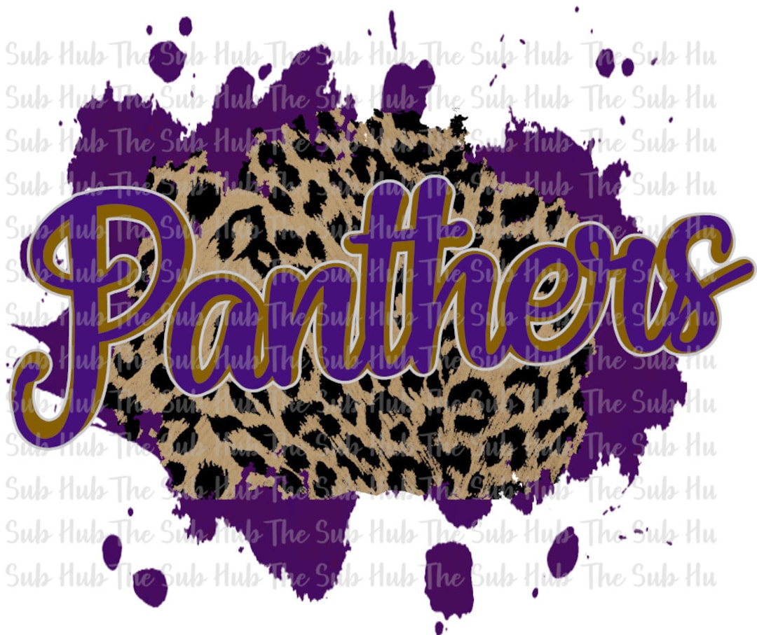 Panthers | Sublimation Design | PNG File | Digital Download | Leopard ...