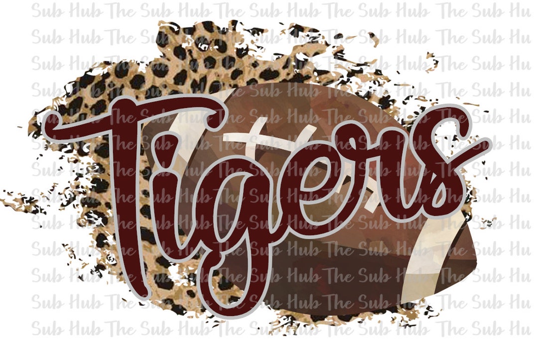Tigers Football | Sublimation Design | PNG File | Digital Download ...
