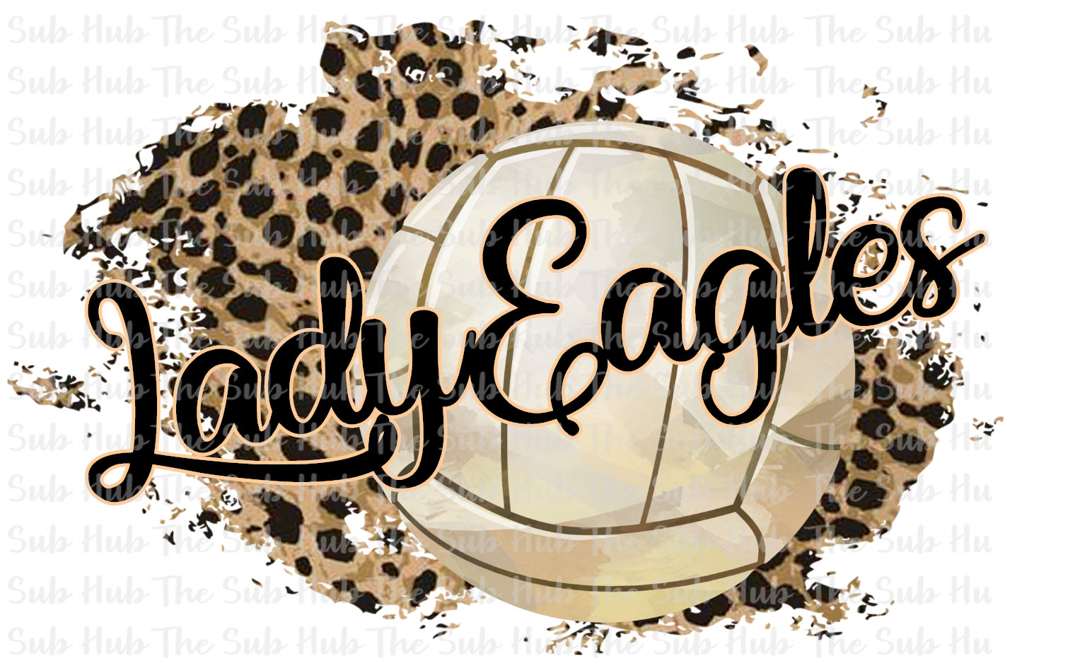 Lady Eagles Volleyball Sublimation Design PNG File | Etsy