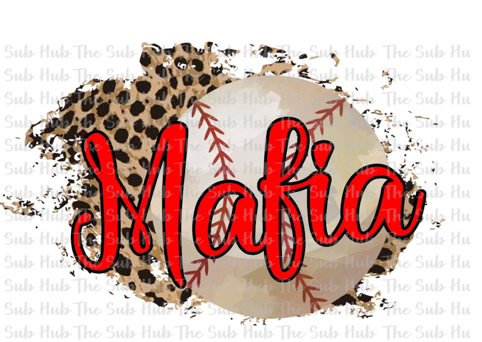 Mafia Baseball Sublimation Design PNG File Digital - Etsy