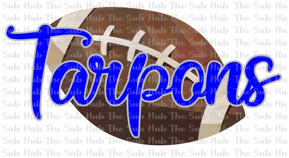 Tarpons Football Sublimation Design PNG File Digital - Etsy