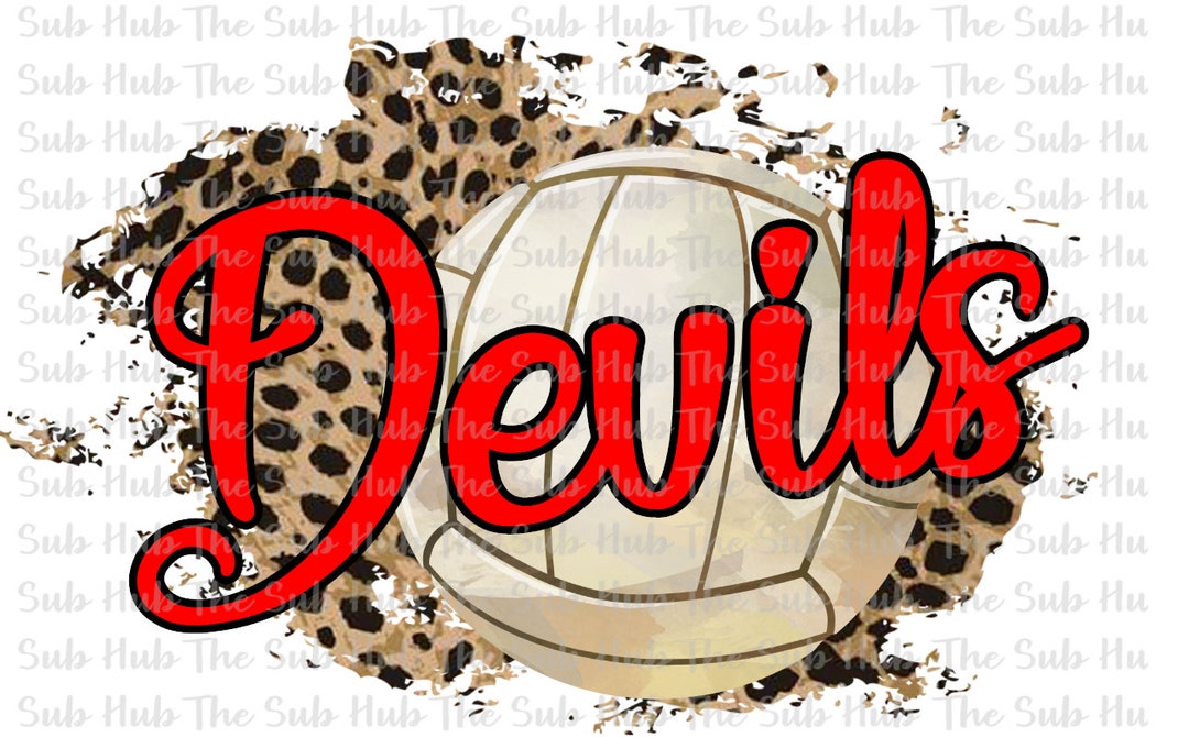 Devils Volleyball | | Sublimation Design | PNG File | Digital Download ...