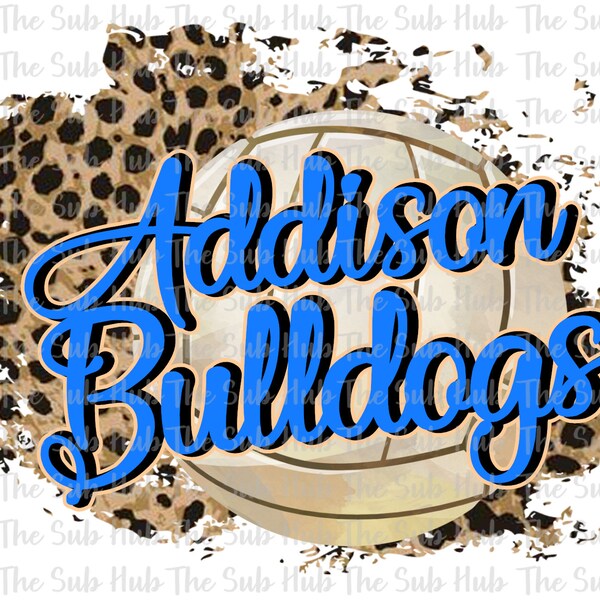 Volleyball Bulldogs Png - Etsy