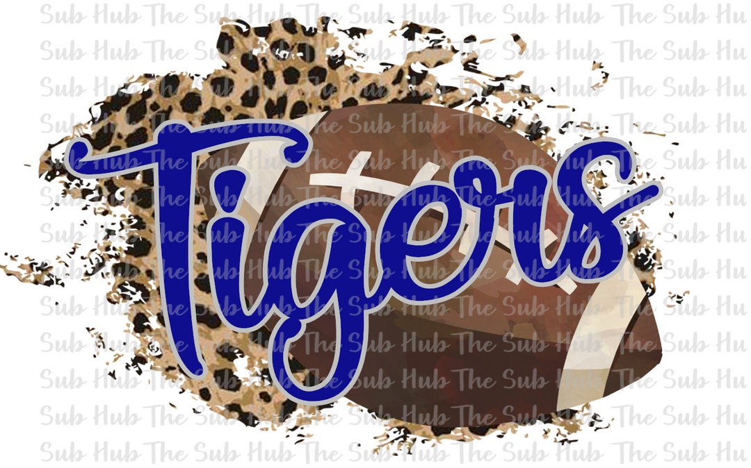 Tigers Football | Sublimation Design | PNG File | Digital Download ...