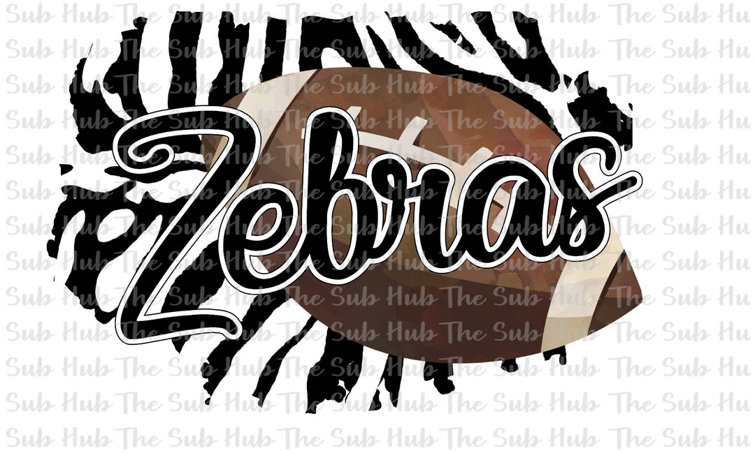Zebras Football | Sublimation Design | PNG File | Digital Download ...