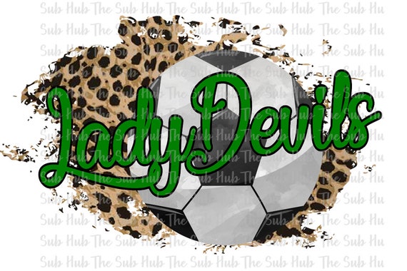 Lady Devils Soccer Sublimation Design PNG File Digital | Etsy
