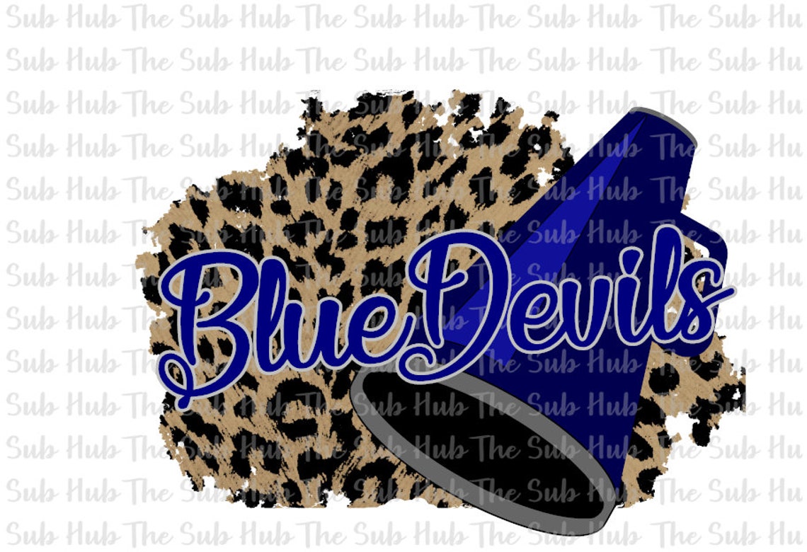 Blue Devils Cheer Ready to Press Sublimation Transfer - Etsy