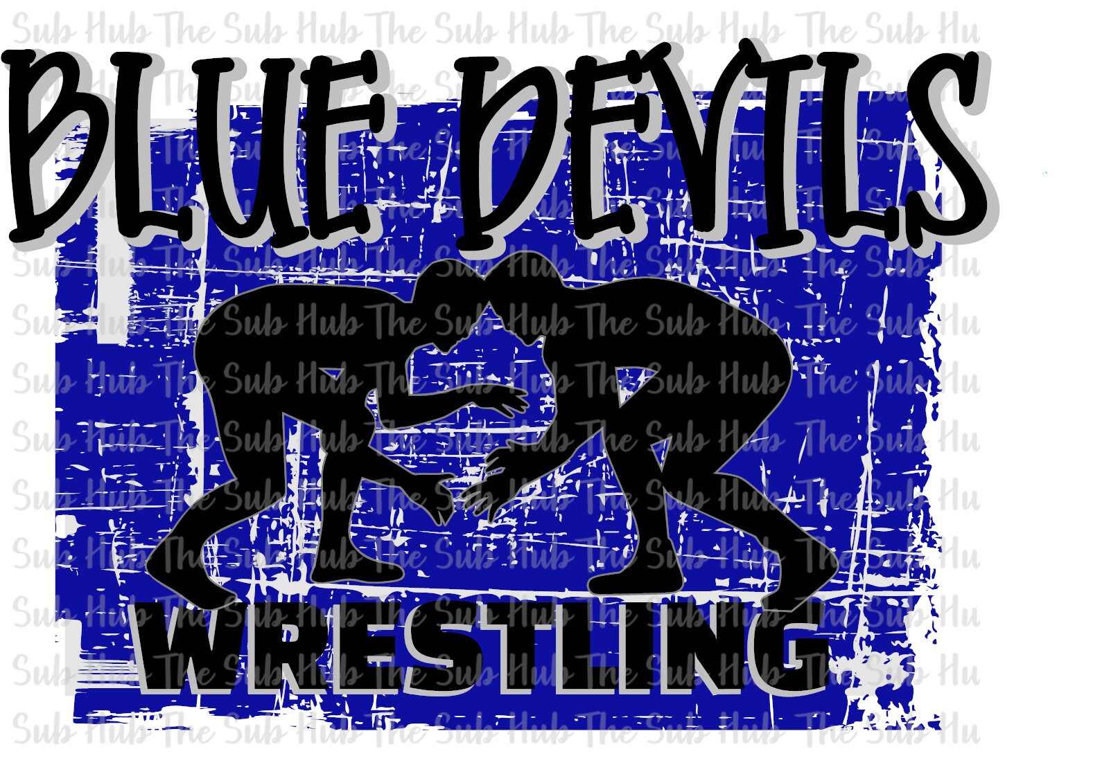 Blue Devils Wrestling | Ready to Press | Sublimation Transfer | Shirt ...