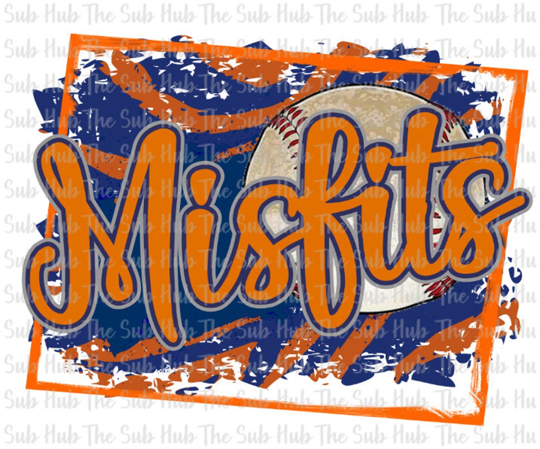 Misfits Baseball | Sublimation Design | PNG File | Digital Download ...