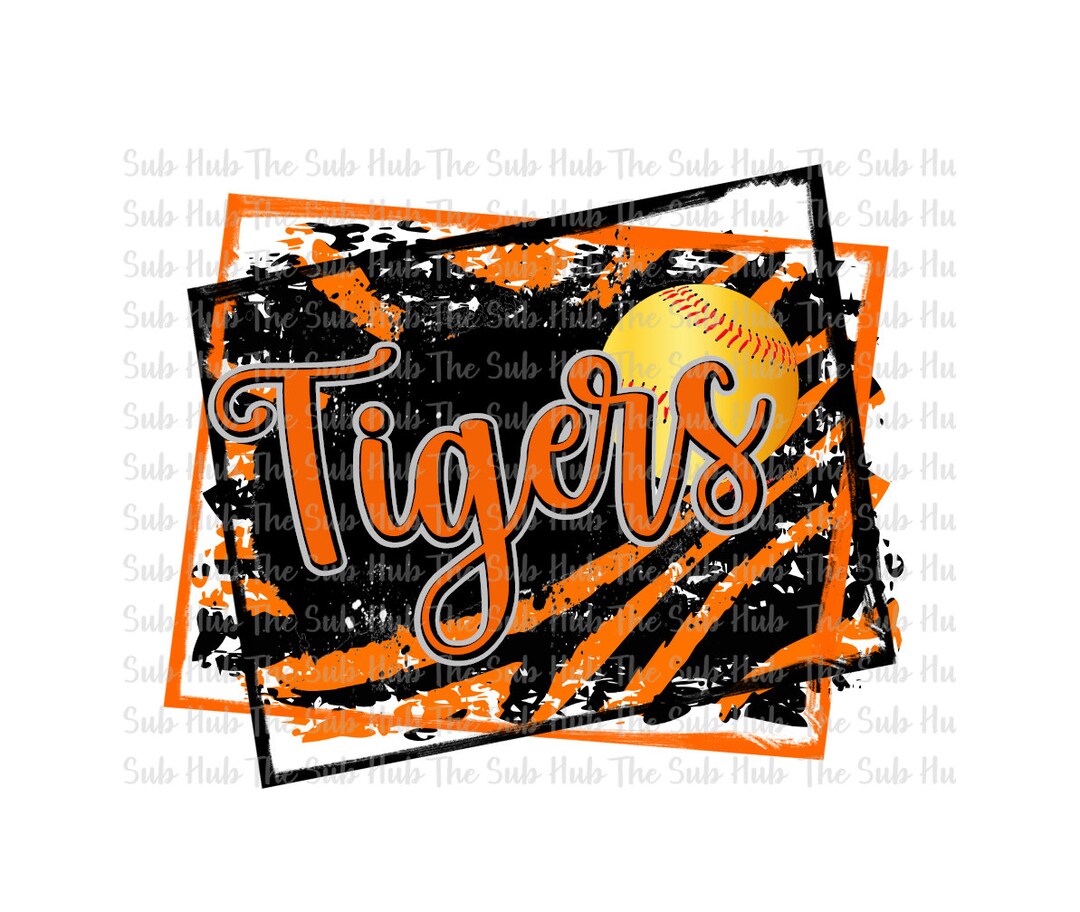 Tigers Softball | Sublimation Design | PNG File | Digital Download ...