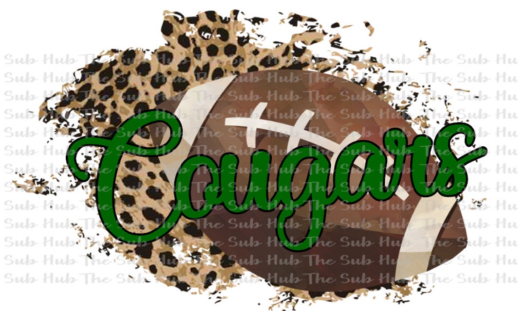 Cougars Football | Sublimation Design | PNG File | Digital Download ...