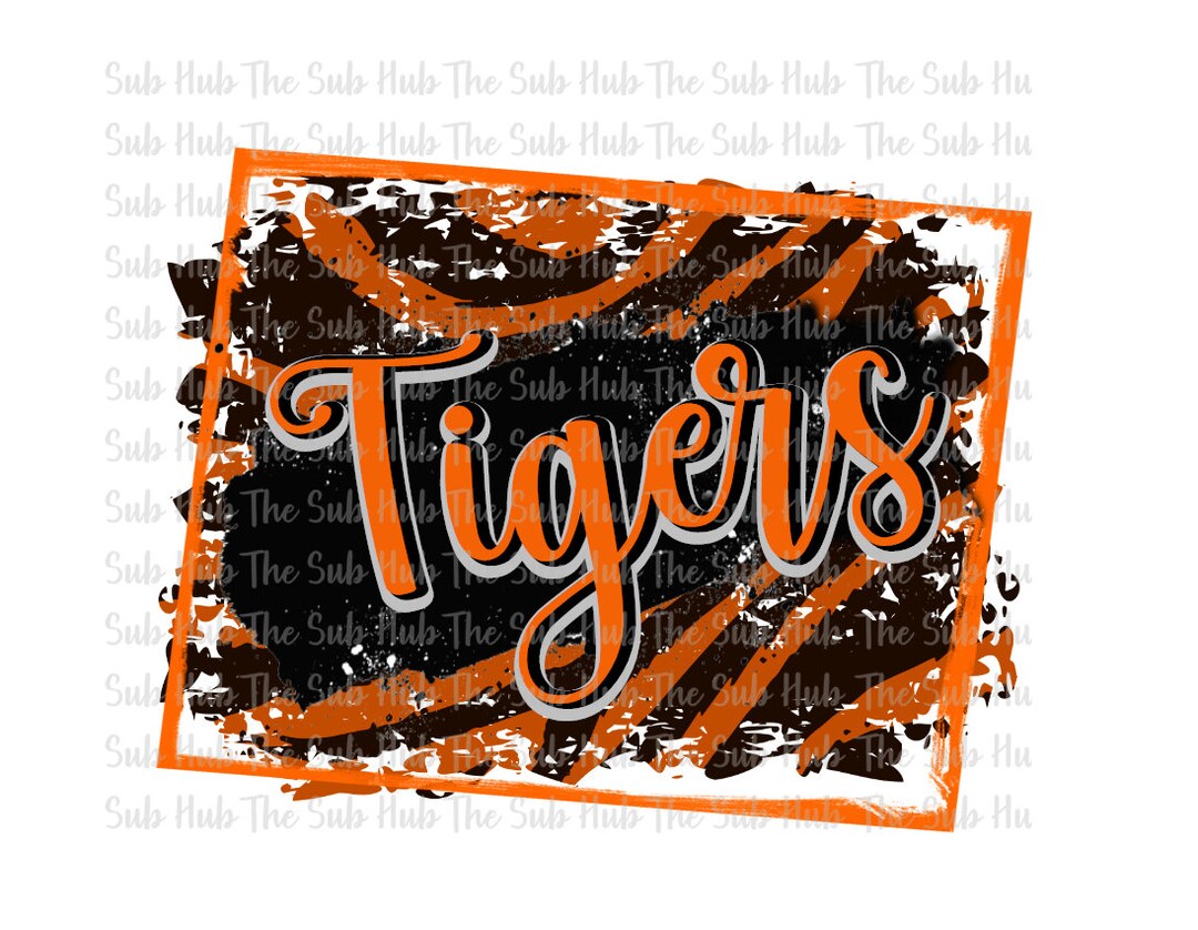 Tigers | Sublimation Design | PNG File | Digital Download | Stripes ...