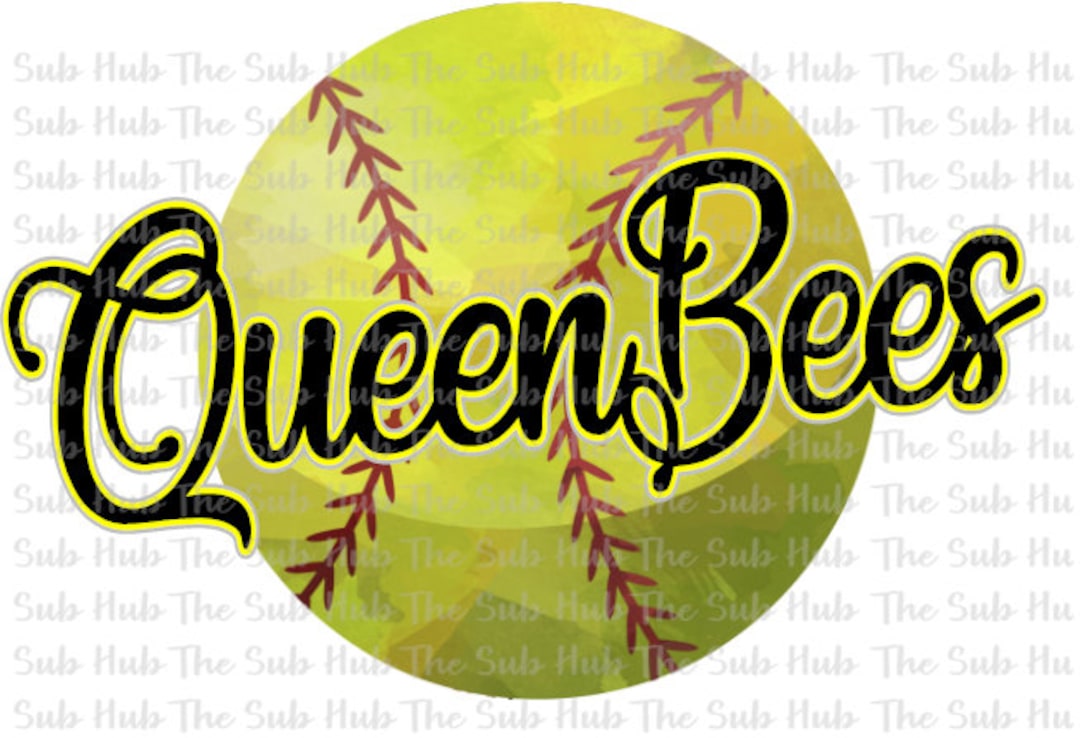 Queen Bees Softball | Sublimation Design | PNG File | Digital Download ...
