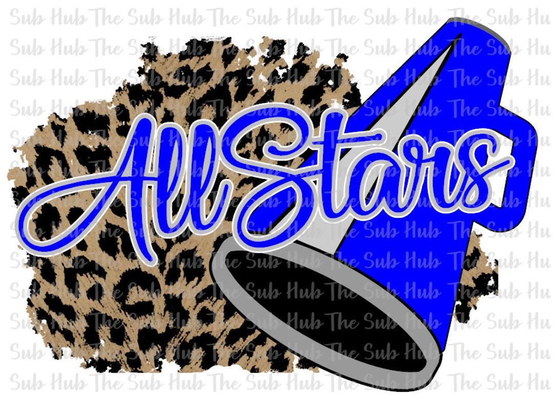 All Stars Cheer | Ready to Press | Sublimation Transfer | Shirt Design ...