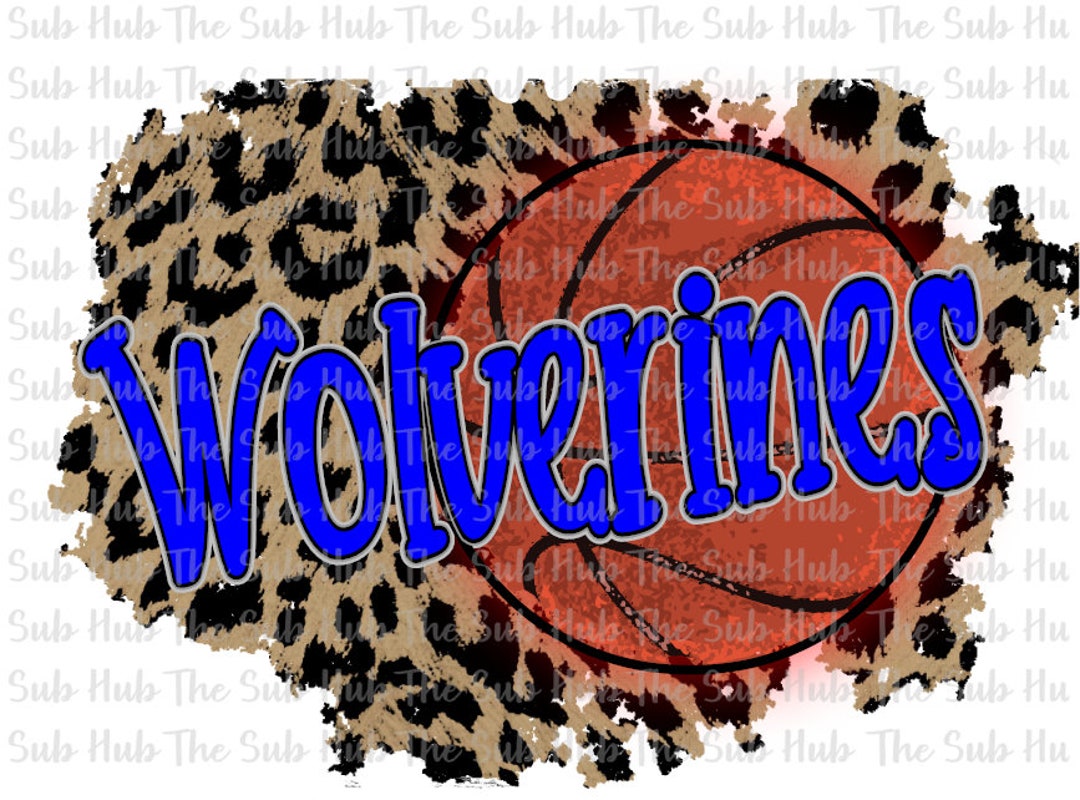 Wolverines Basketball | Sublimation Design | PNG File | Digital ...