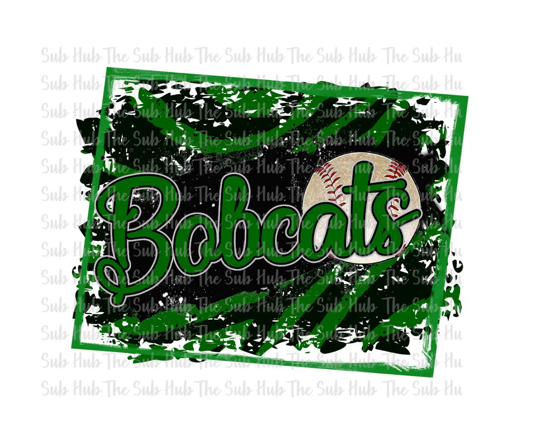 Bobcats Baseball Sublimation Design | PNG File | Digital Download ...