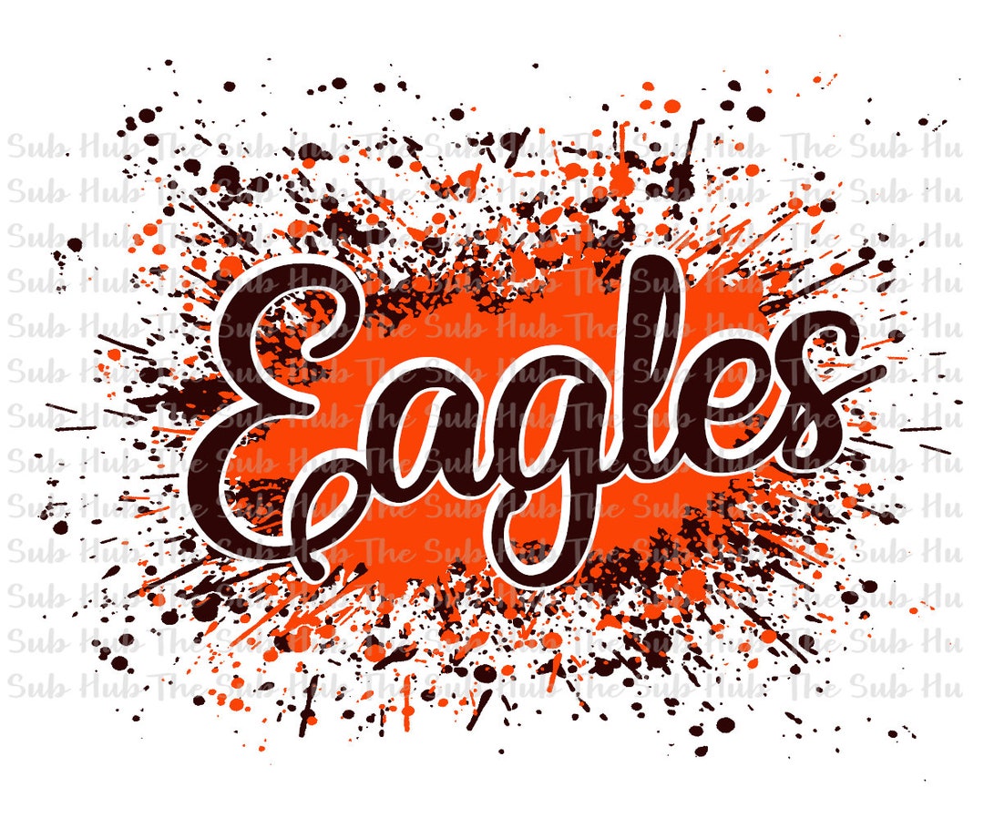 Eagles Splatter | Sublimation Design | PNG File | Digital Download ...