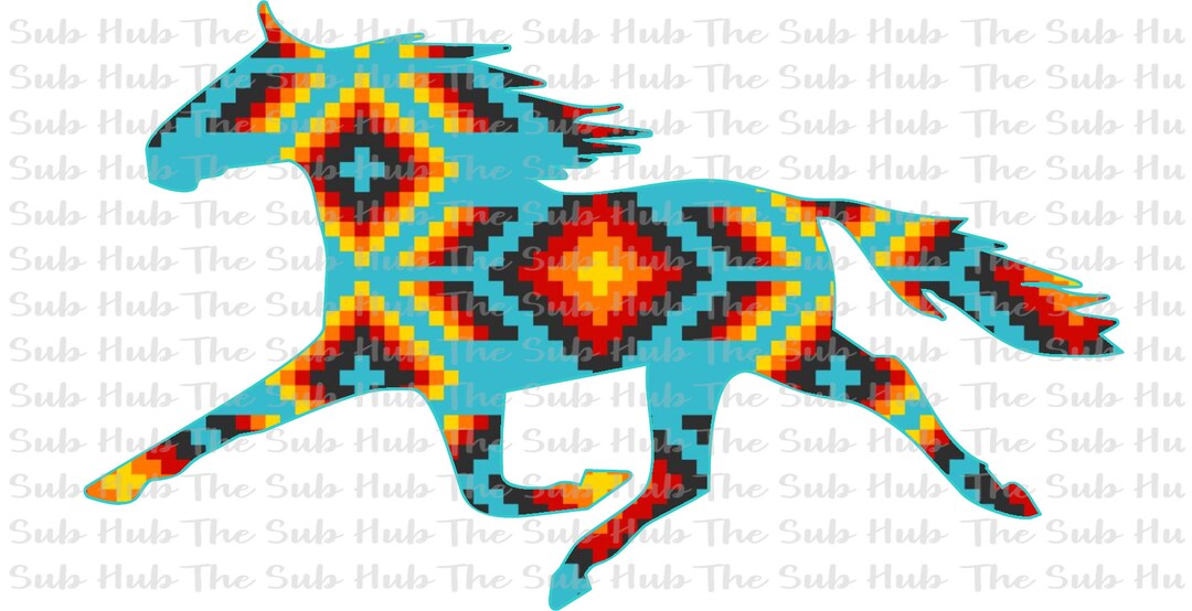 Aztec Horse | Sublimation Design | PNG File | Digital Download | Horse ...