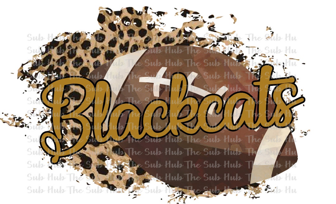 Blackcats Football | Sublimation Design | PNG File | Digital Download ...