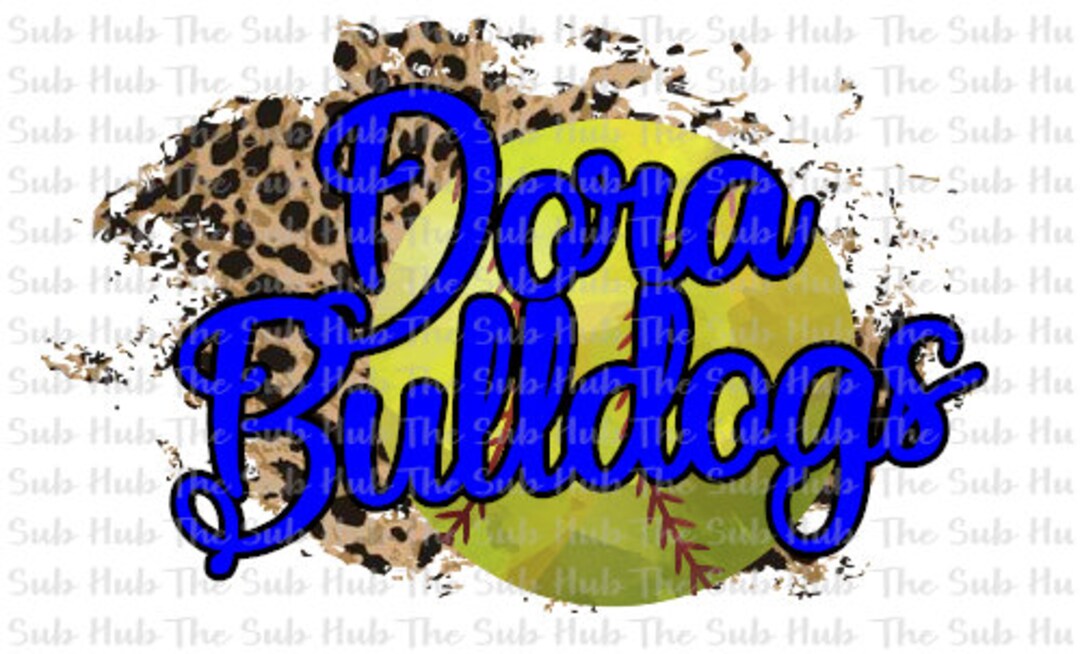Dora Bulldogs Softball | Ready to Press | Sublimation Transfer | Shirt ...