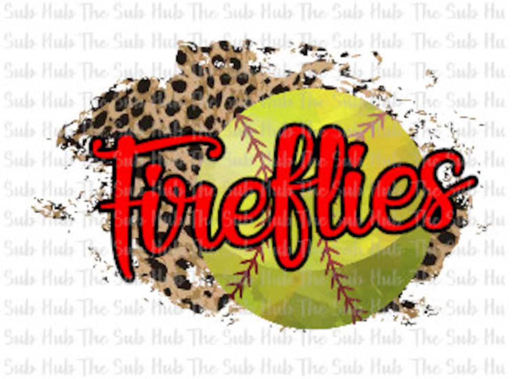Fireflies Softball | Ready to Press | Sublimation Transfer | Shirt ...