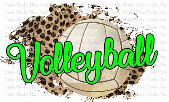 Volleyball Sublimation Design PNG File Digital Download - Etsy