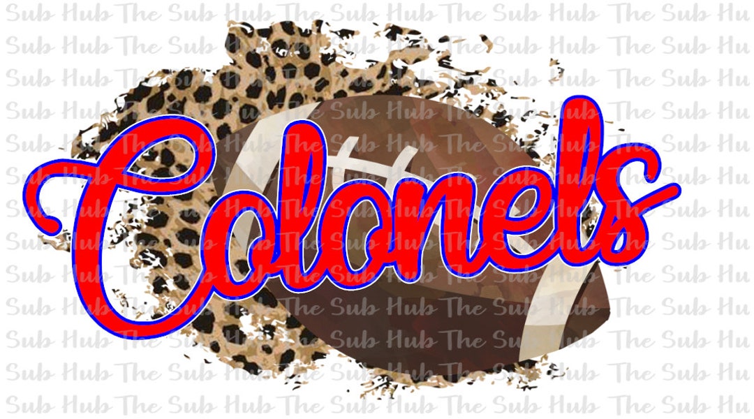 Colonels Football | Sublimation Design | PNG File | Digital Download ...