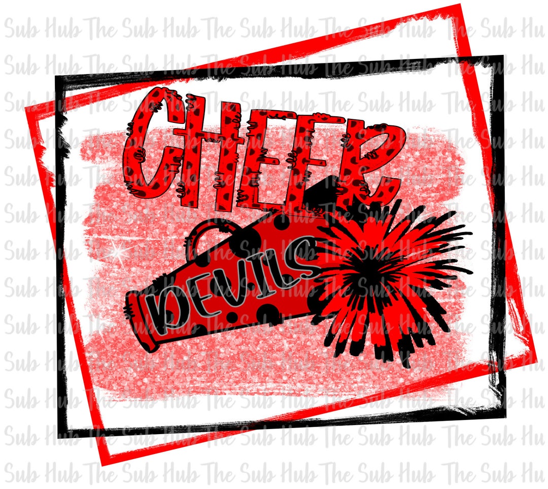 Devils Cheer | Ready to Press | Sublimation Transfer | Shirt Design ...