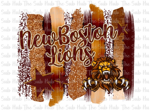 New Boston Lions Sublimation Design PNG File Digital - Etsy