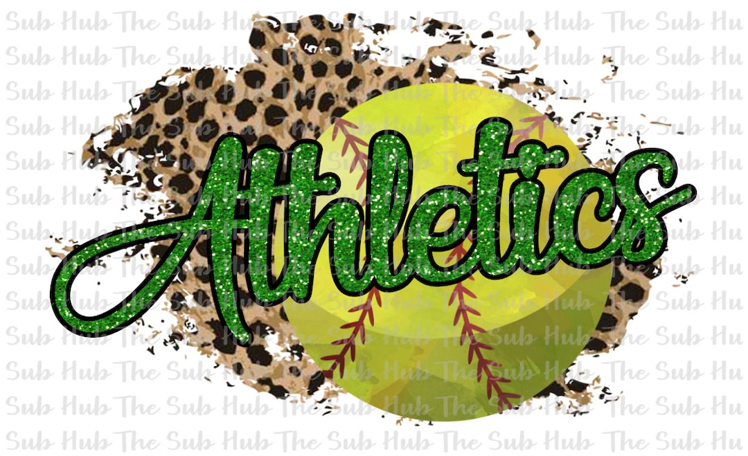 Athletics Softball | Sublimation Design | PNG File | Digital Download ...