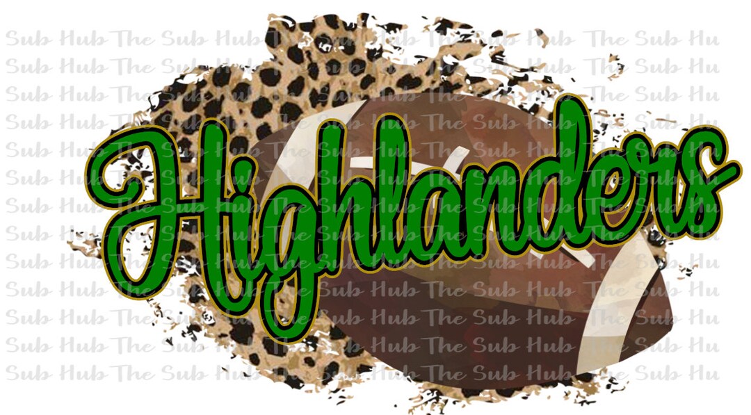 Highlanders Football| Sublimation Design | PNG File | Digital Download ...