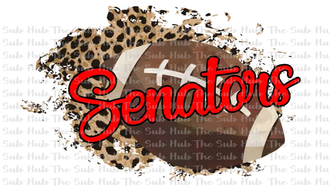 Senators Football Sublimation Design PNG File Digital - Etsy